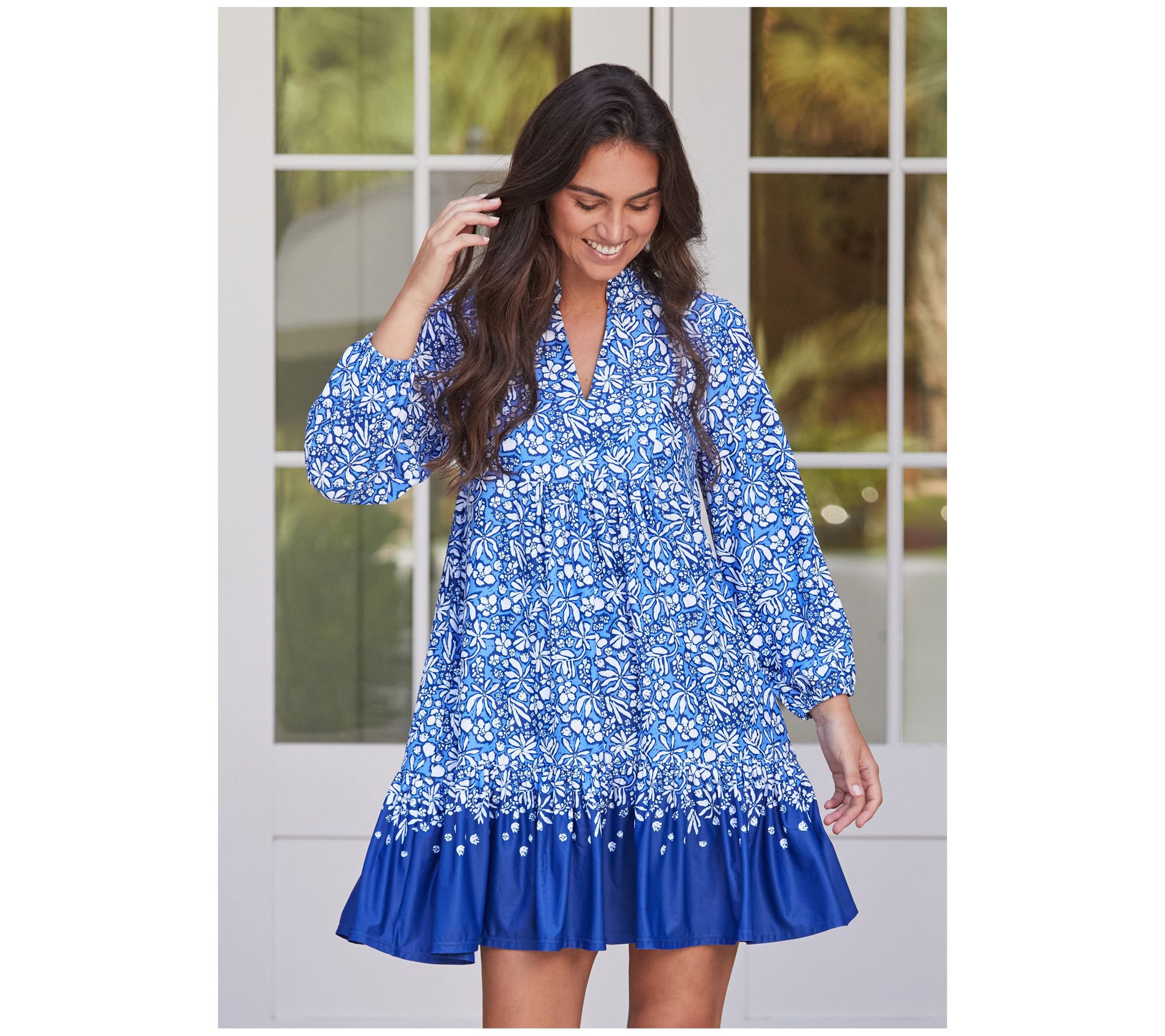 Cabana Life Relaxed Fit Drop Waist Dress UPF 50 - QVC.com