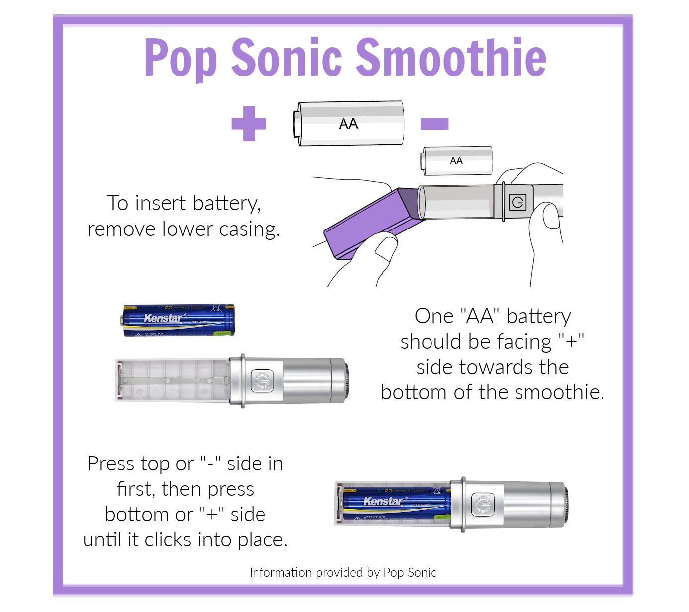 Pop Sonic Smoothie 2.0 Hair Removal Tool Set of 2 - QVC.com