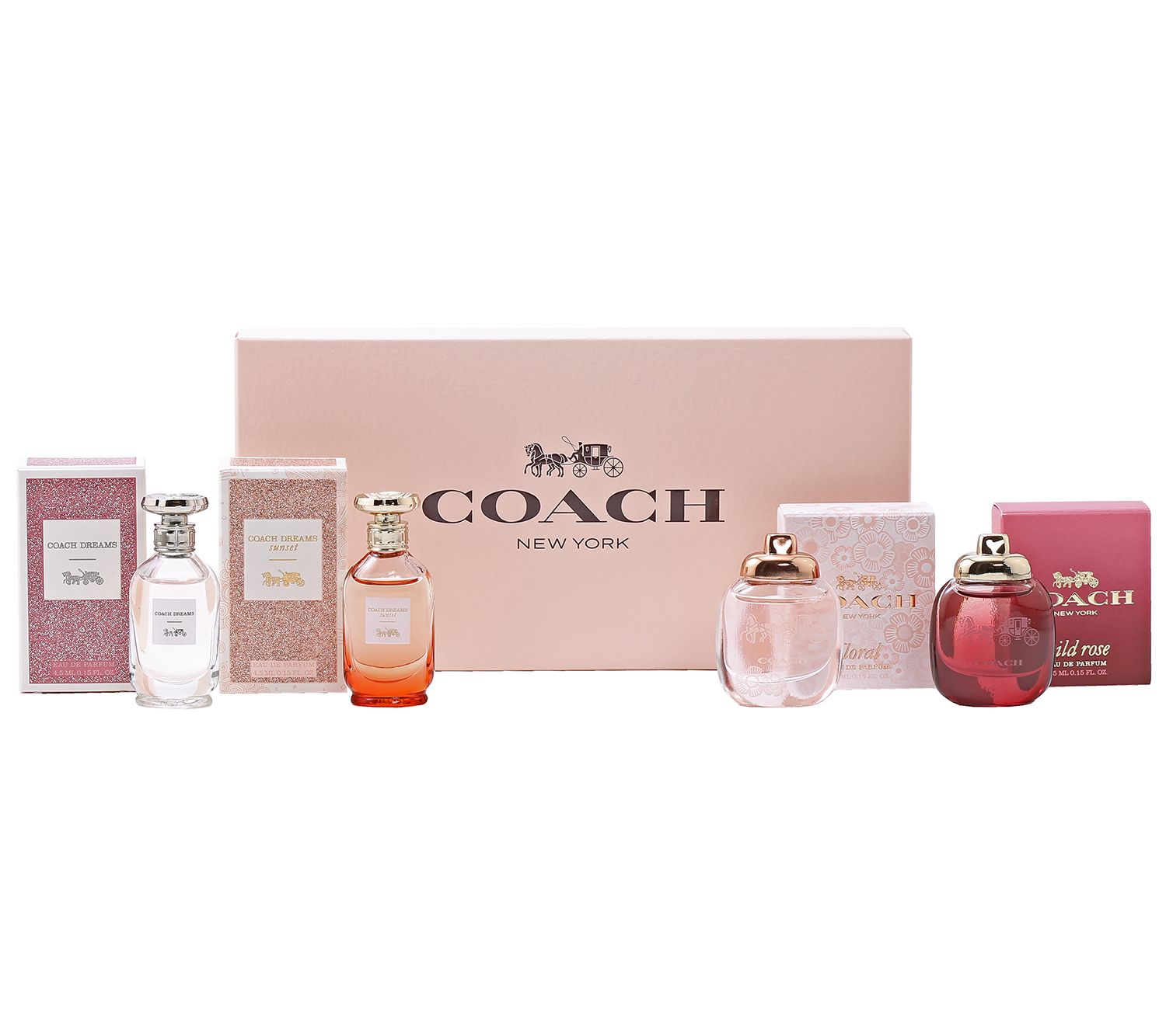 Coach Women's 4 Piece Mini Fragrance Set - QVC.com
