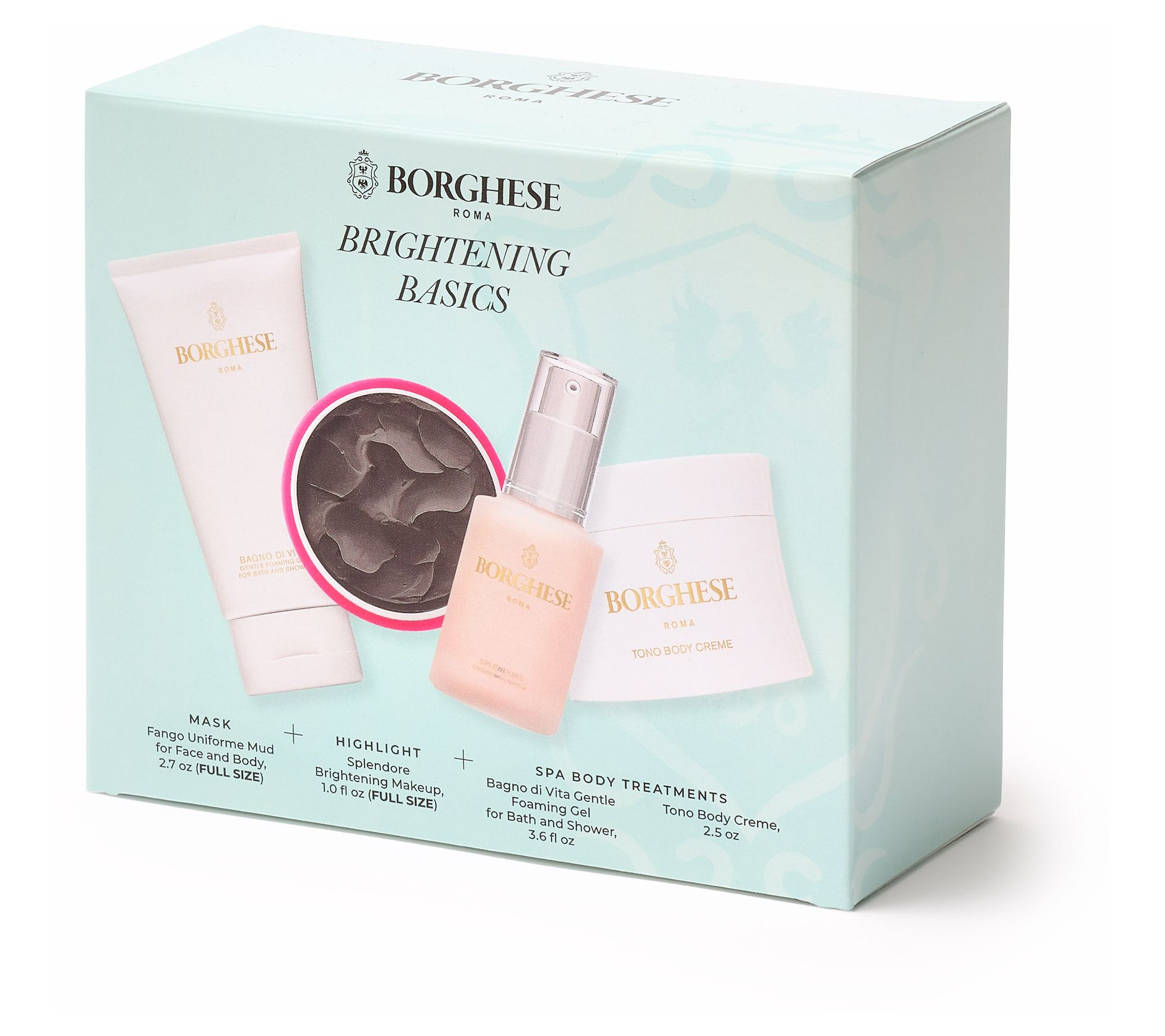 Borghese 4-Piece Brightening Basics Gift Set - QVC.com