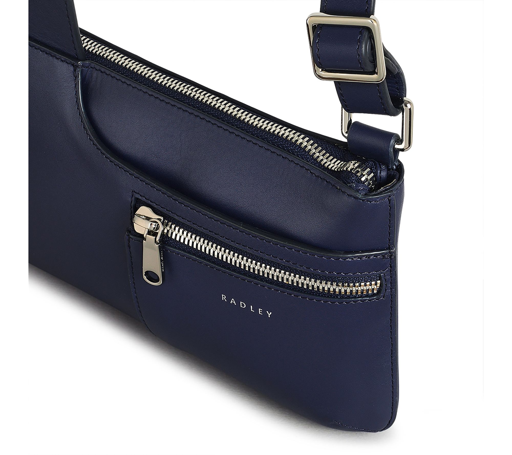 RADLEY Pockets Icon Mini Leather Zip Top Crossbody - QVC.com