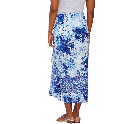 Susan Graver Printed Cotton Lawn Pareo - QVC.com
