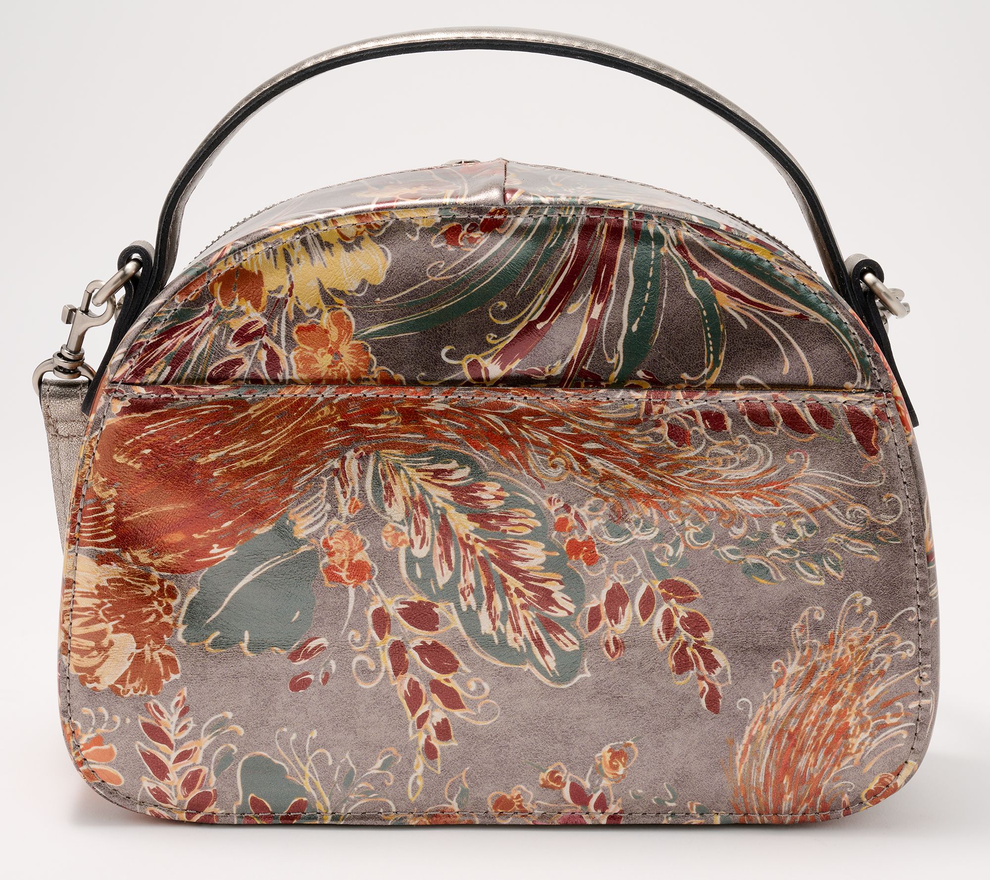"As Is" Patricia Nash Leather Marta Top Handle Crossbody - QVC.com