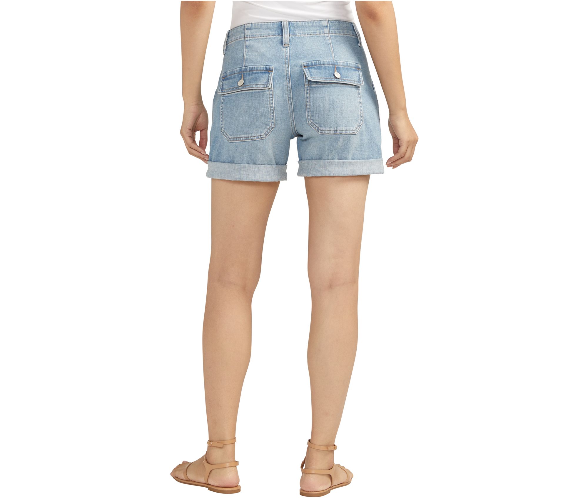JAG Alex Safari Denim Shorts - QVC.com