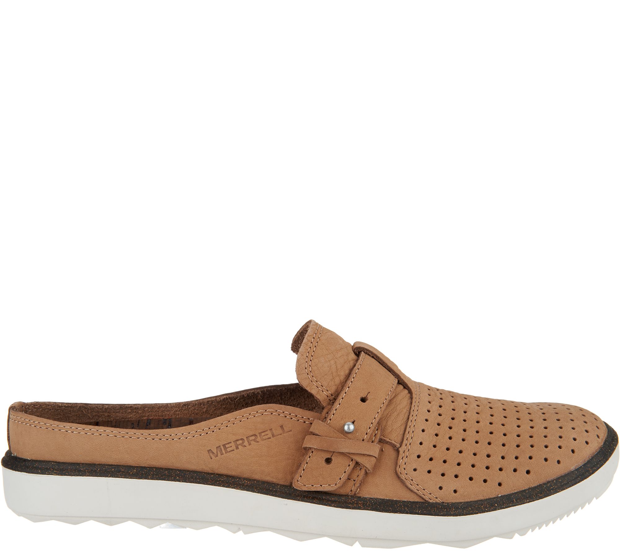 Merrell Perforated Leather Slip-On Shoes - Around Town A - QVC.com