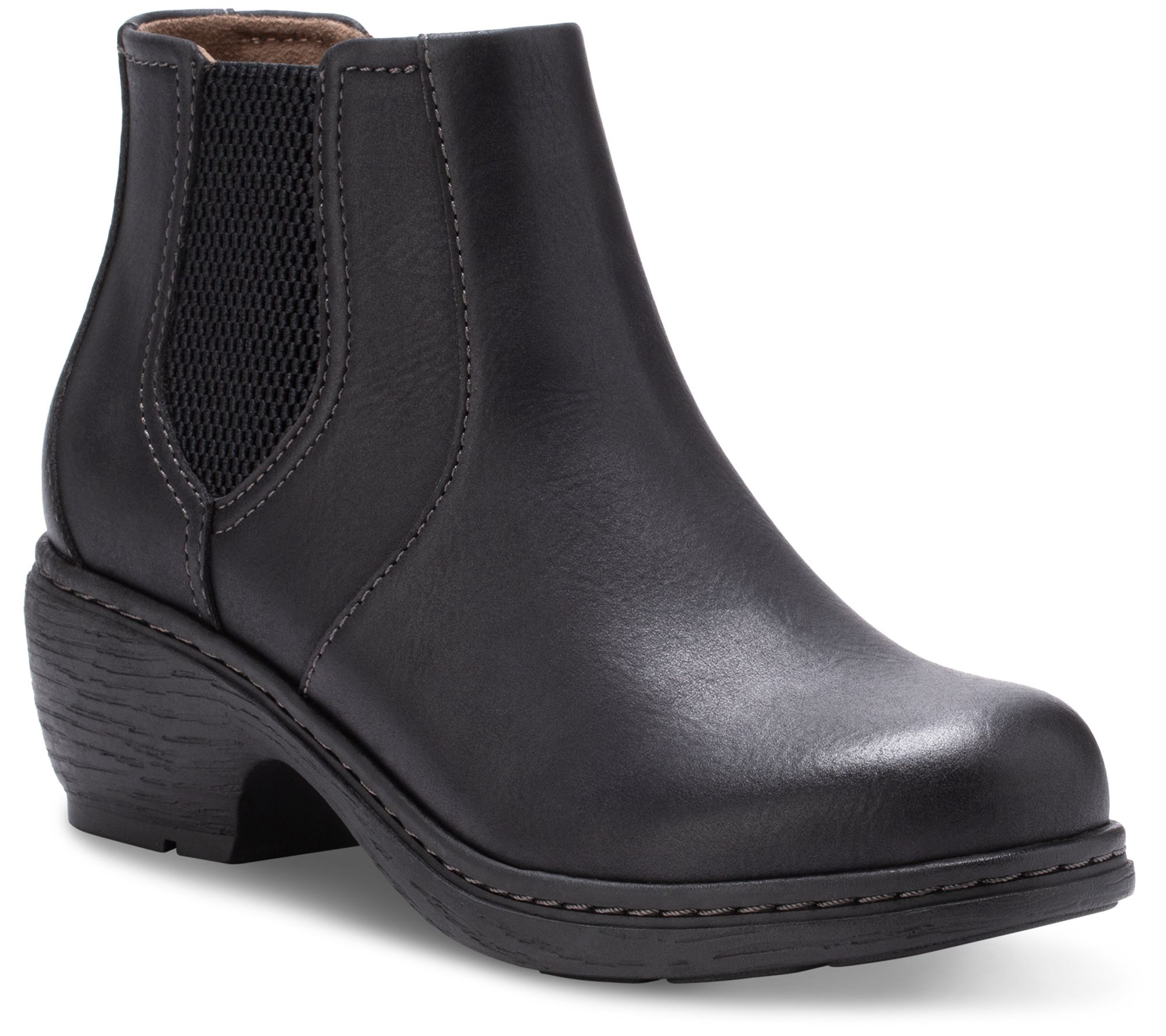 Eastland Heidi Block Heel Bootie - QVC.com