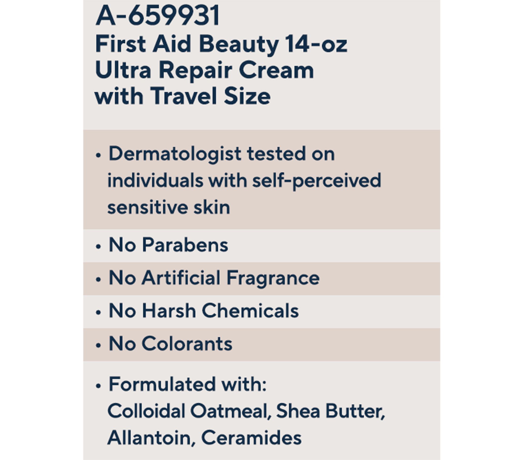 First Aid Beauty 14oz Ultra Repair Cream w/ Travel Size - QVC.com