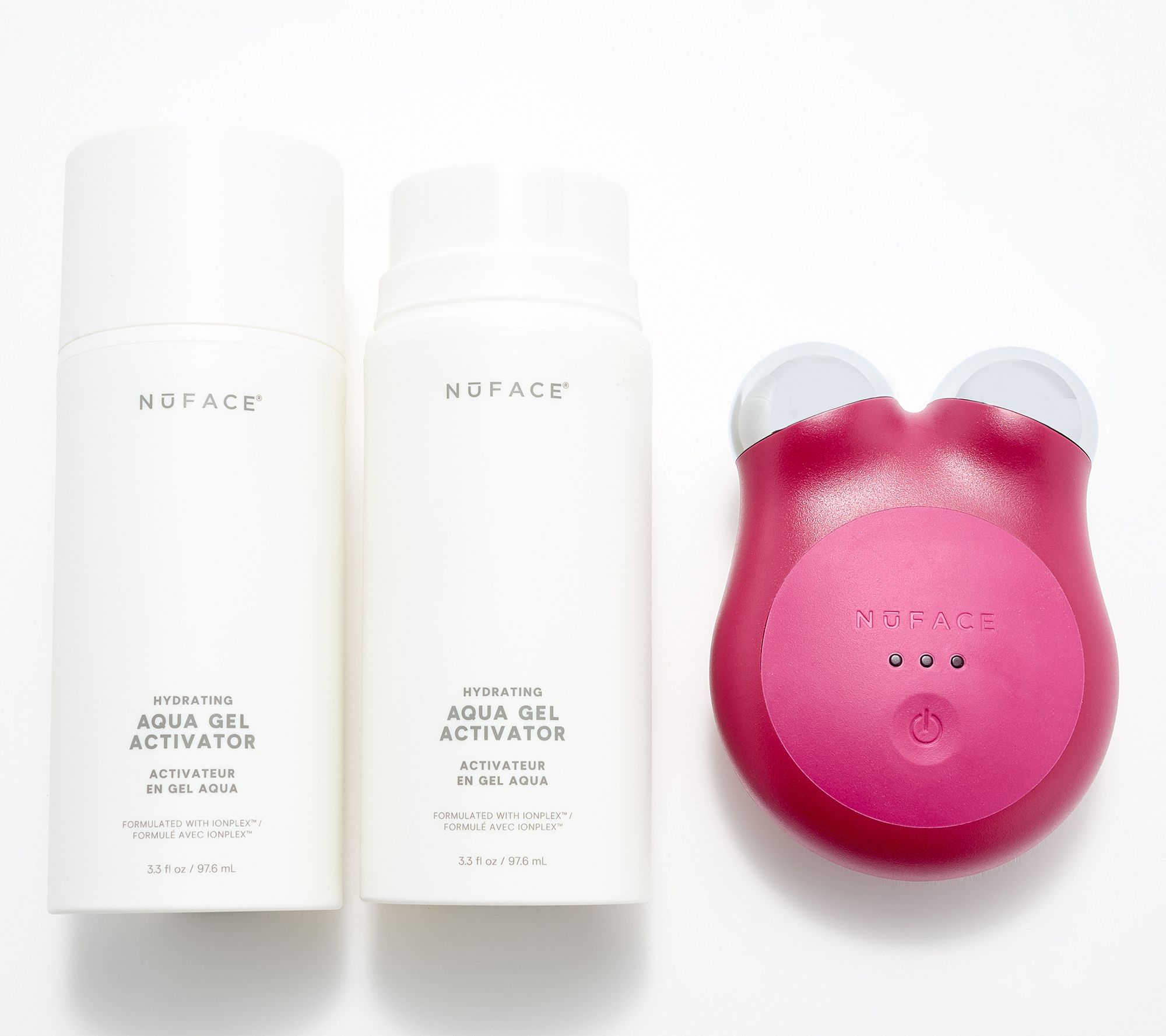 NuFace Mini+ Facial Toning Device with Aqua Gel Duo - QVC.com