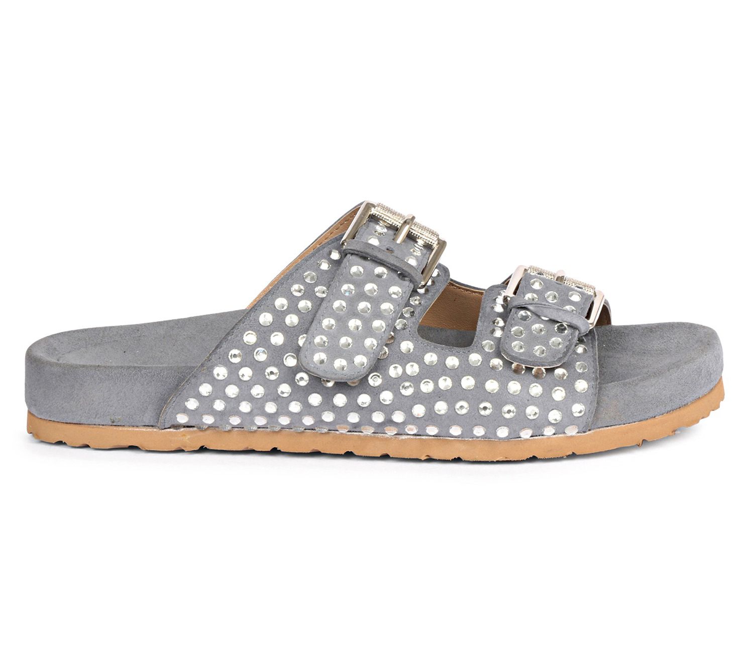 Saint G - Riena Leather Flat Sandals - QVC.com