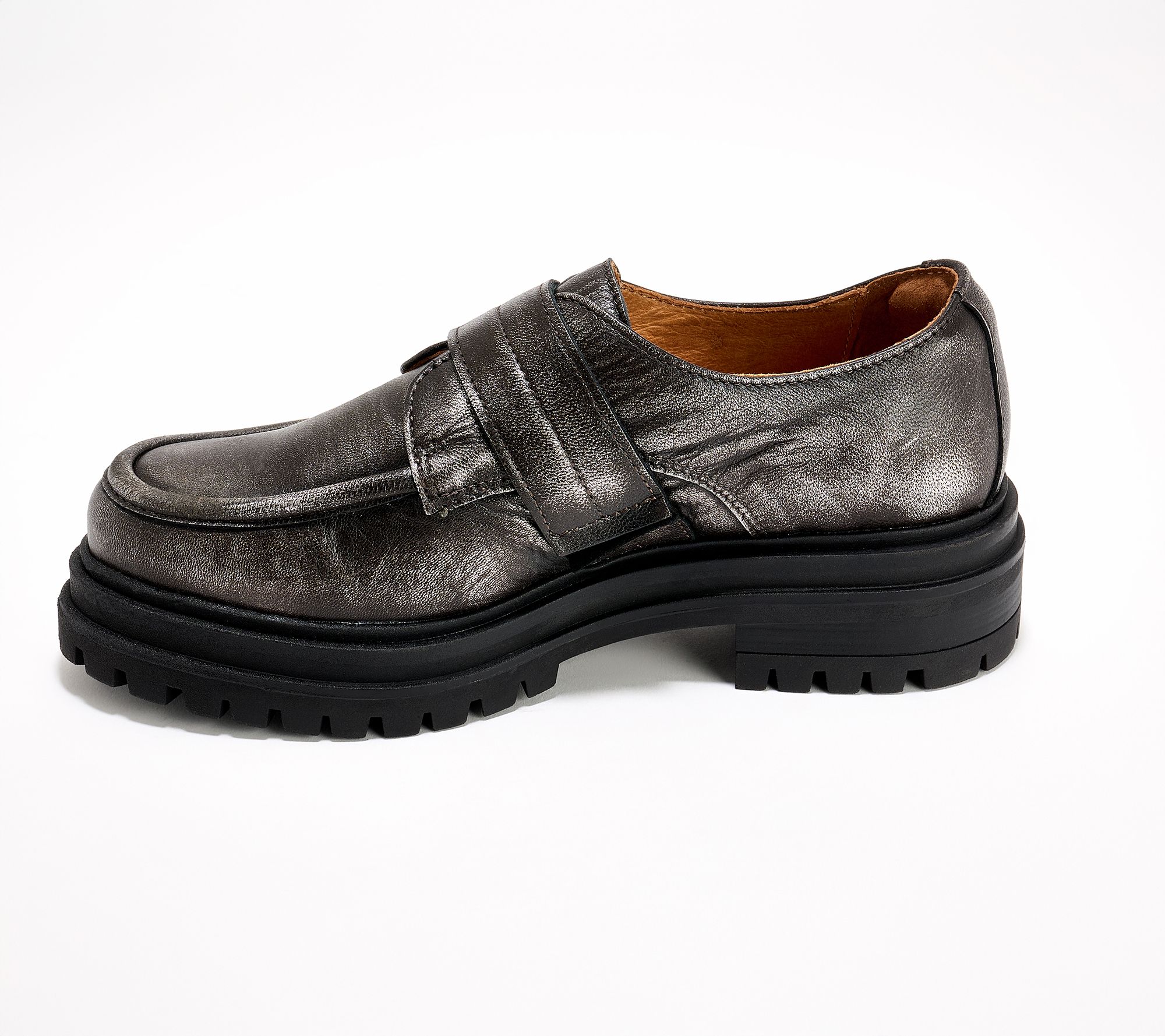 Miz Mooz Leather Adjustable Loafers - Lakelan - QVC.com