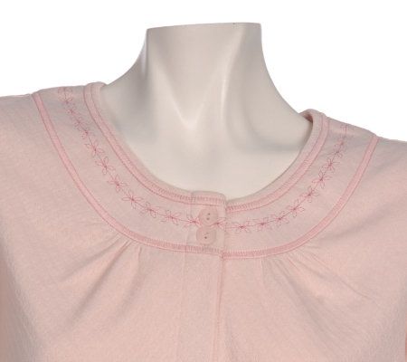 Carole Hochman Bed Jacket with Front Pockets - QVC.com