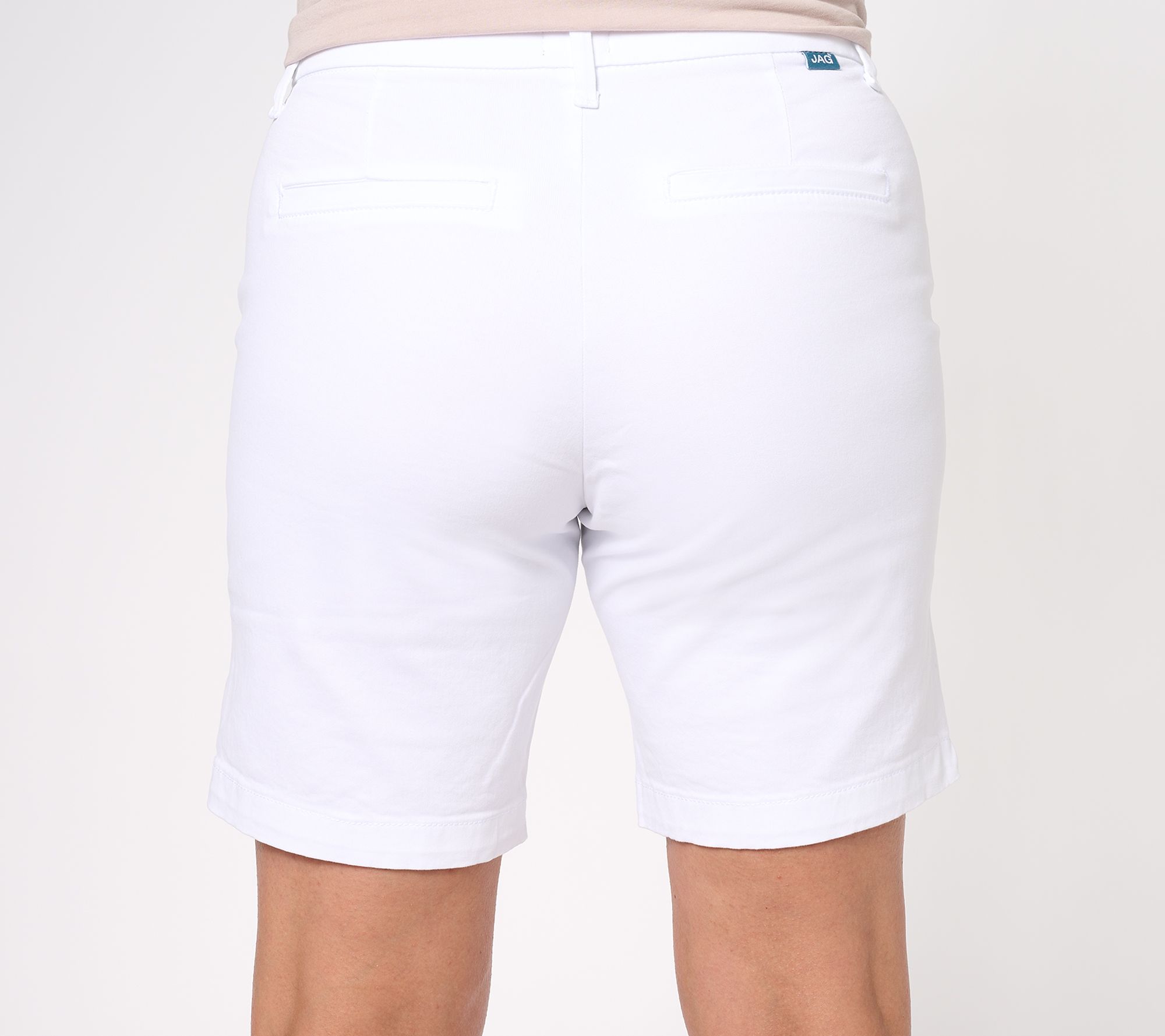JAG Maddie 8" Short- White - QVC.com