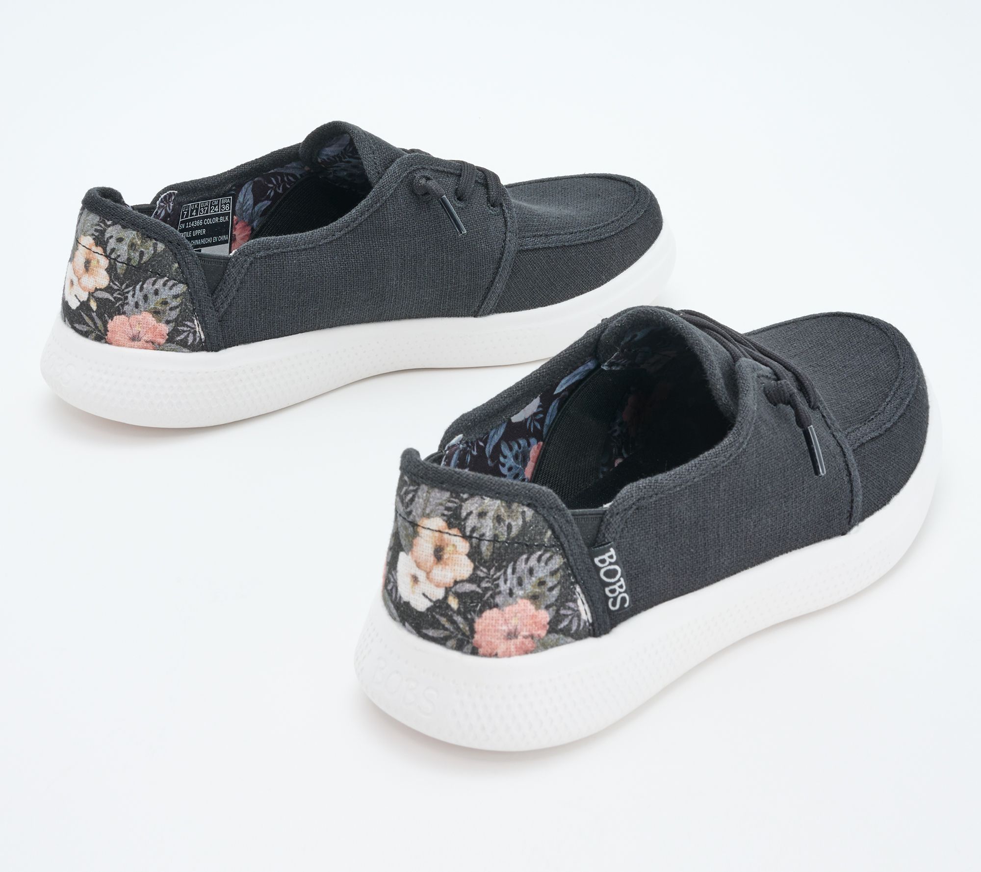 "As Is" Skechers BOBS Skipper Vegan Washable Slip-On Shoes - QVC.com