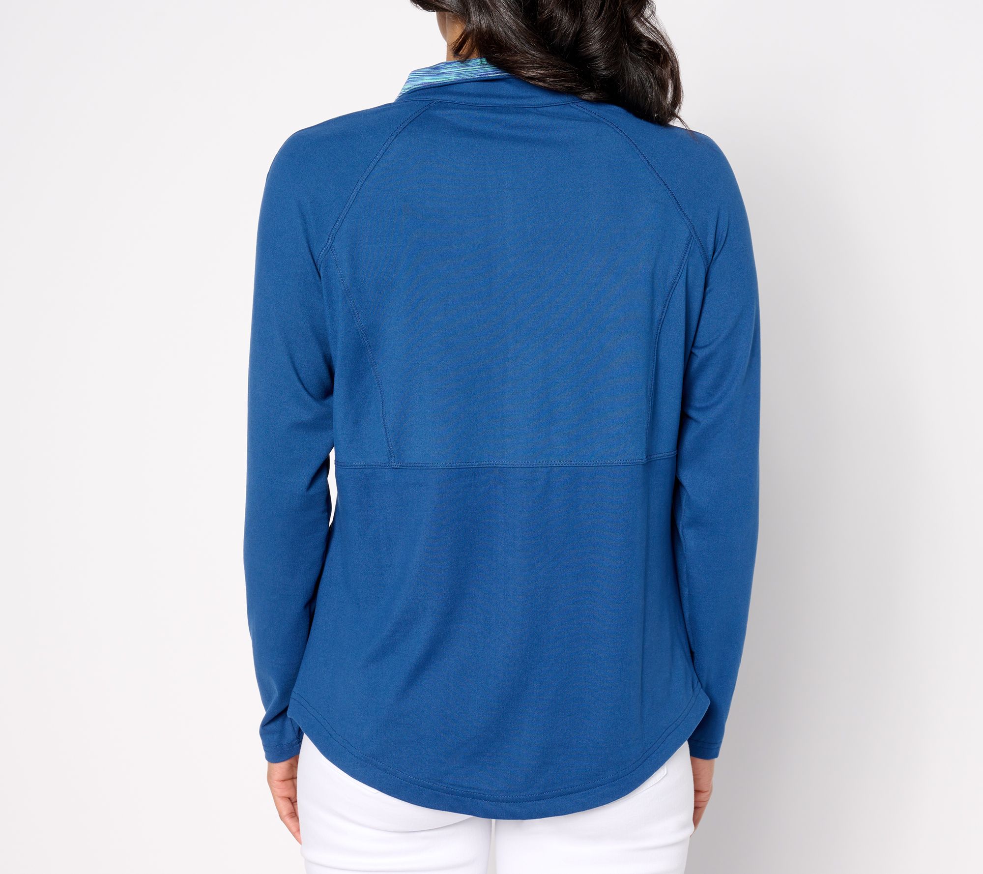 "As Is" Belle Body by Kim Gravel Zip Jacket with Inner Collar - QVC.com