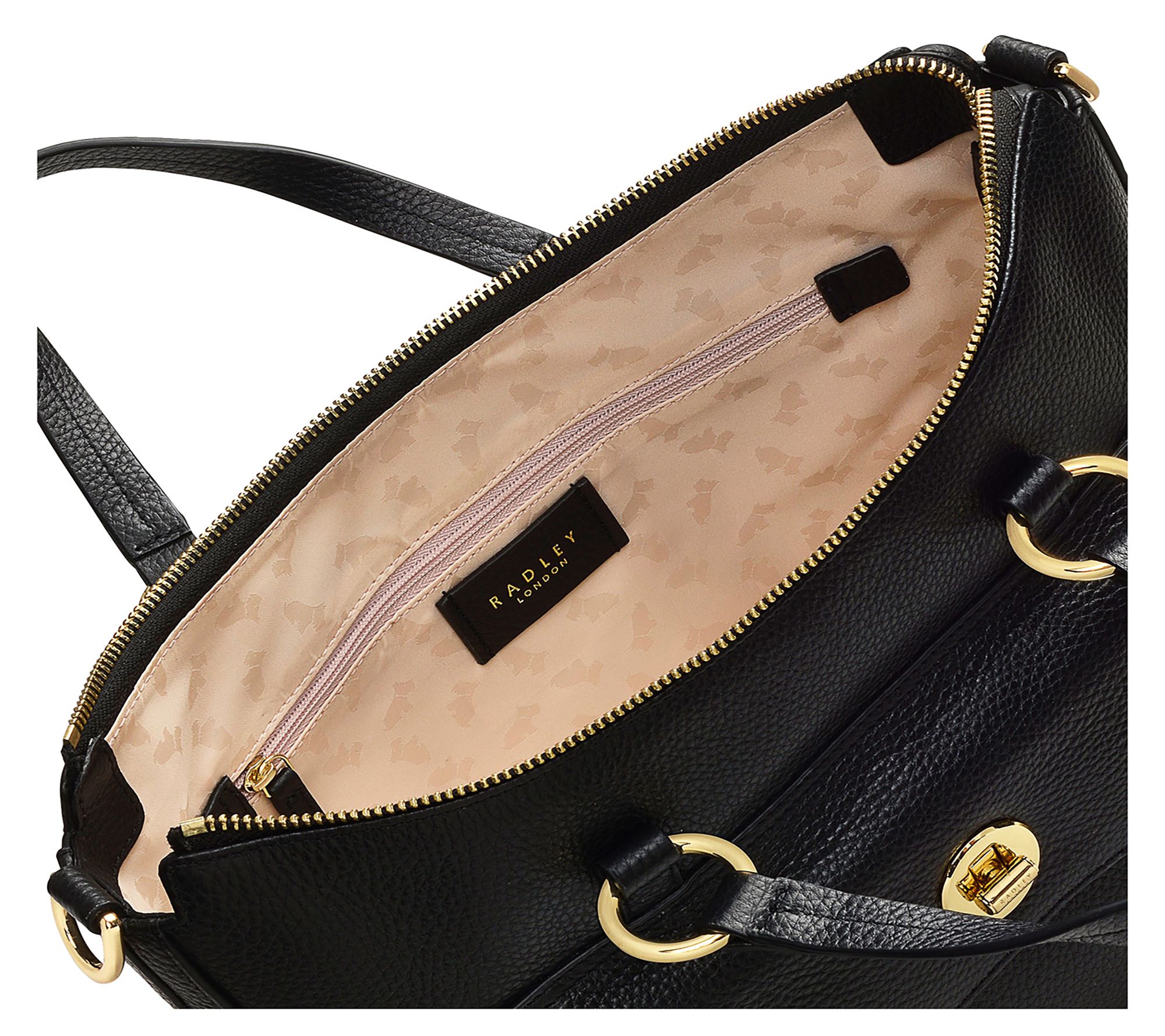 RADLEY London Colebrook Medium Zip Leather Satchel - QVC.com