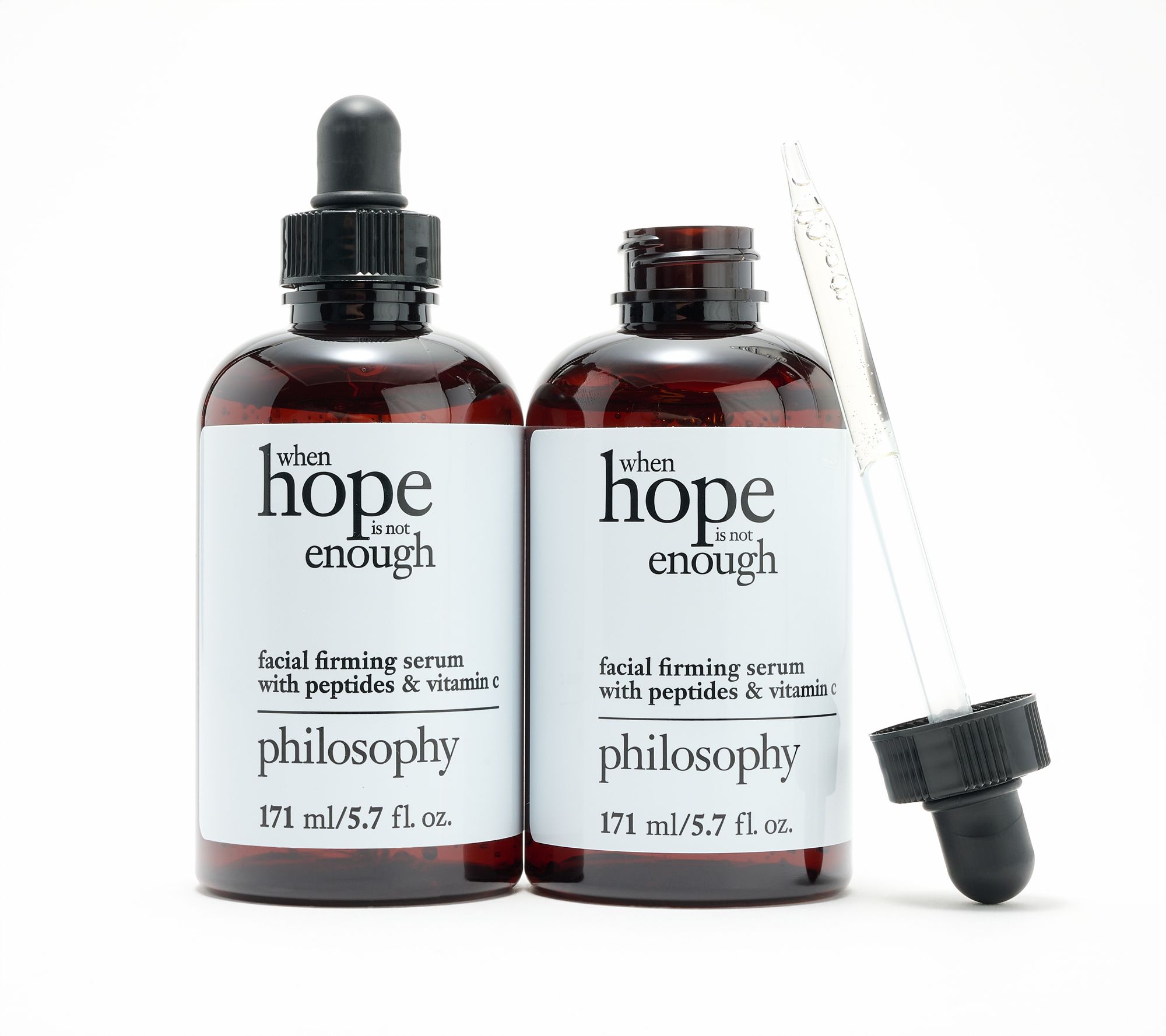 philosophy when hope is not enough facial firming 5.7oz serum duo - QVC.com