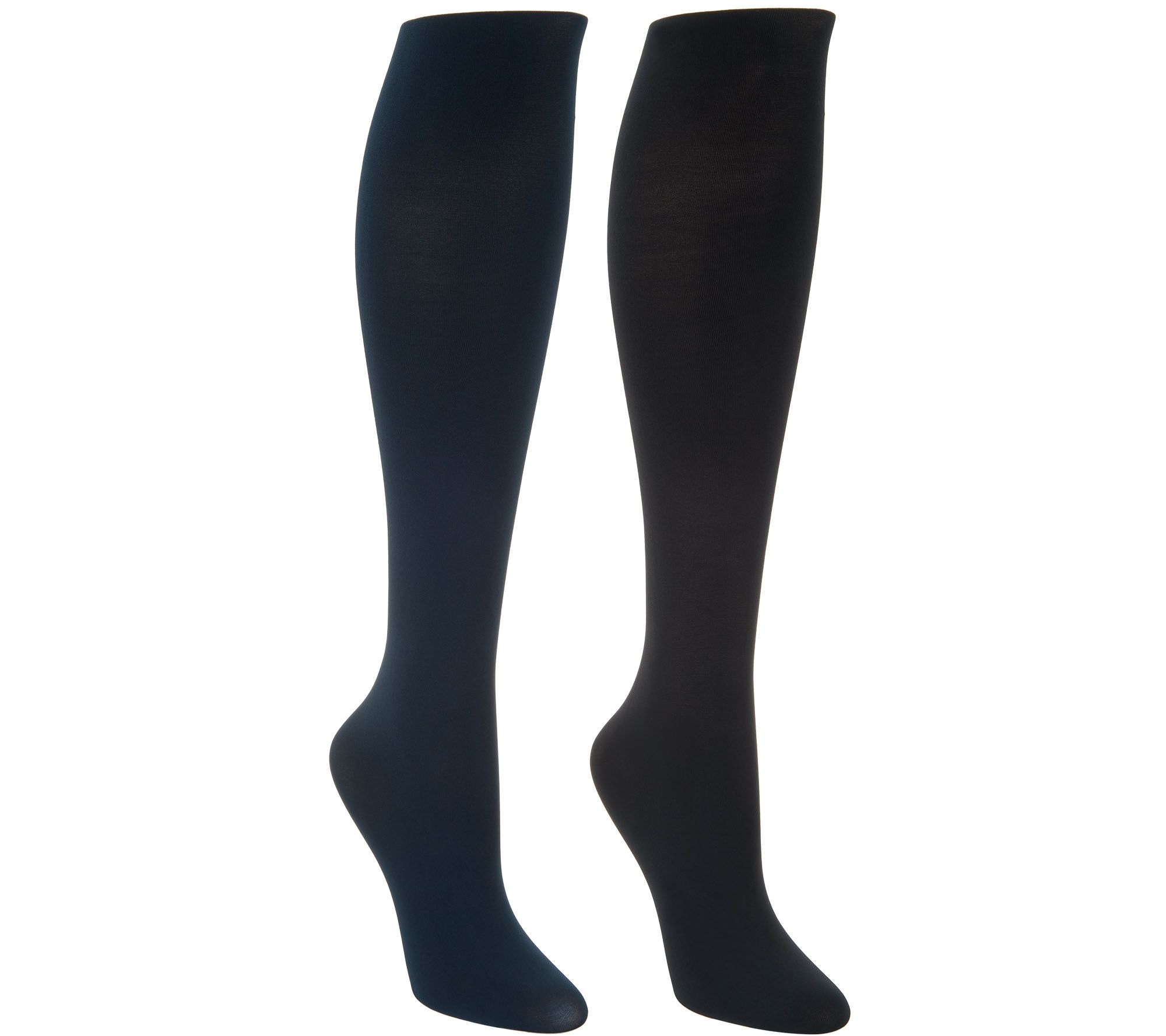 "As Is" Legacy Relaxed Fit Tights Set of 2 - QVC.com