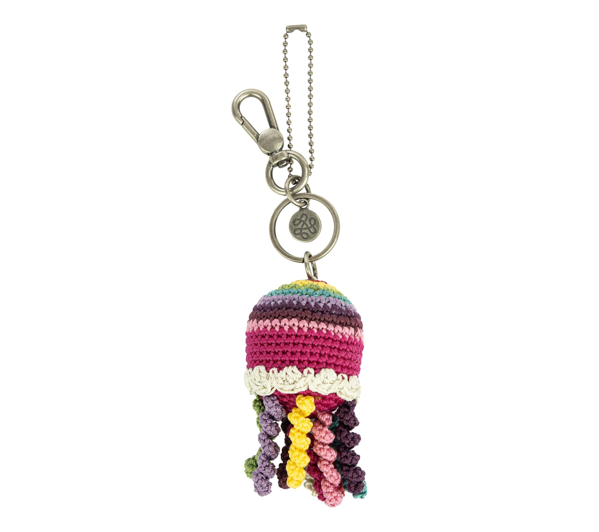 The Sak Crochet Small Ocean Ad ventures Dangle Bag Charm - QVC.com