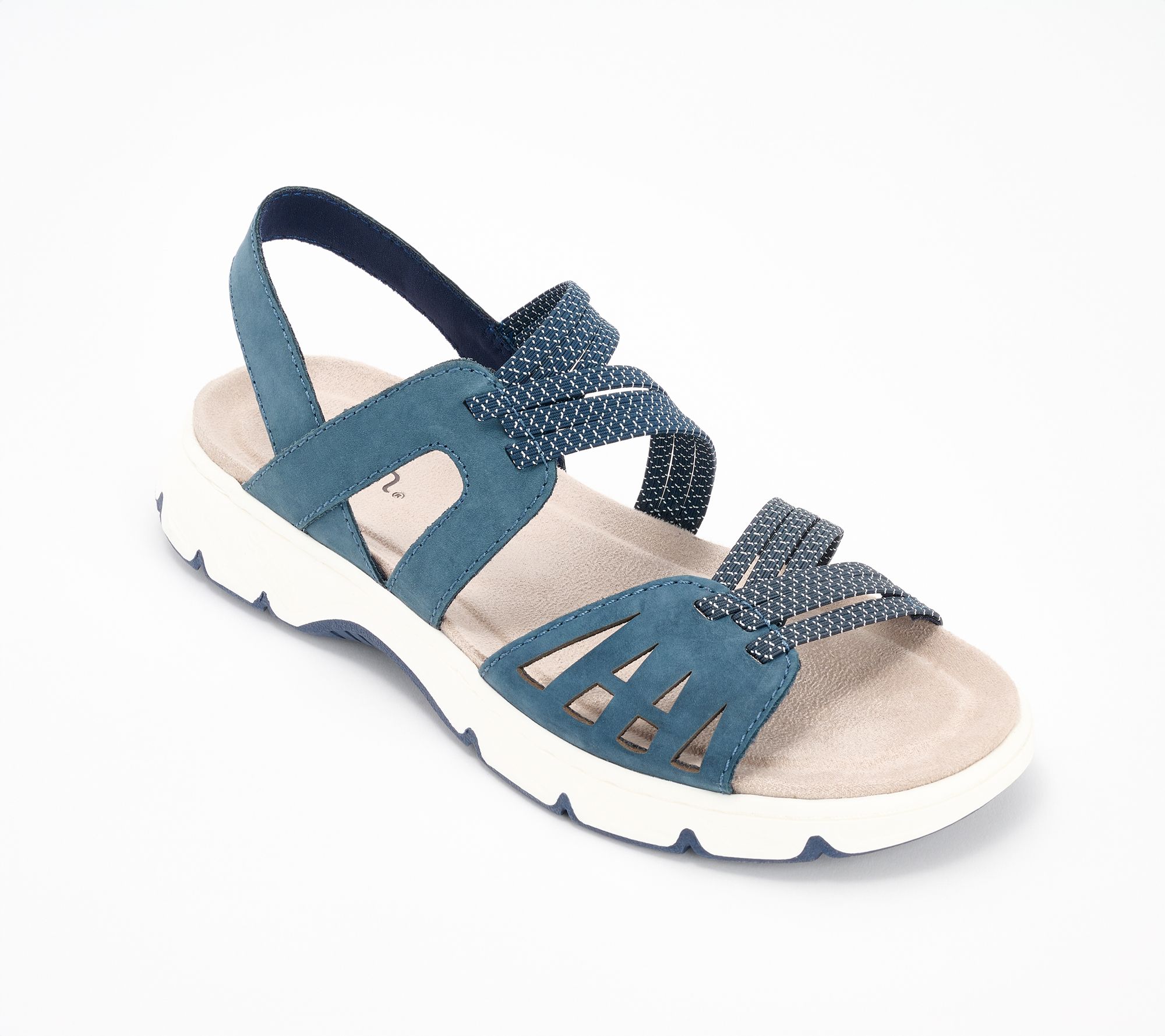Earth Leather Sport Sandals w/ Flex Straps - Vernon - QVC.com