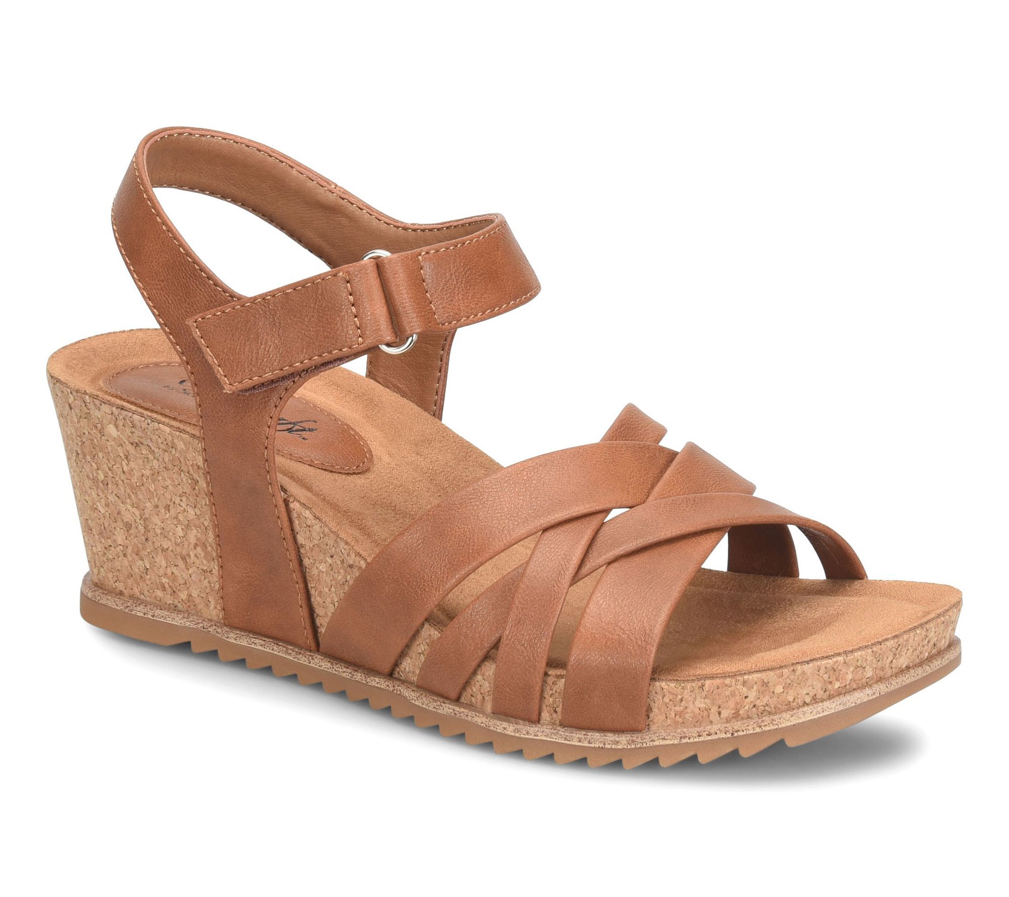Eurosoft Tate Wedge Sandal - QVC.com