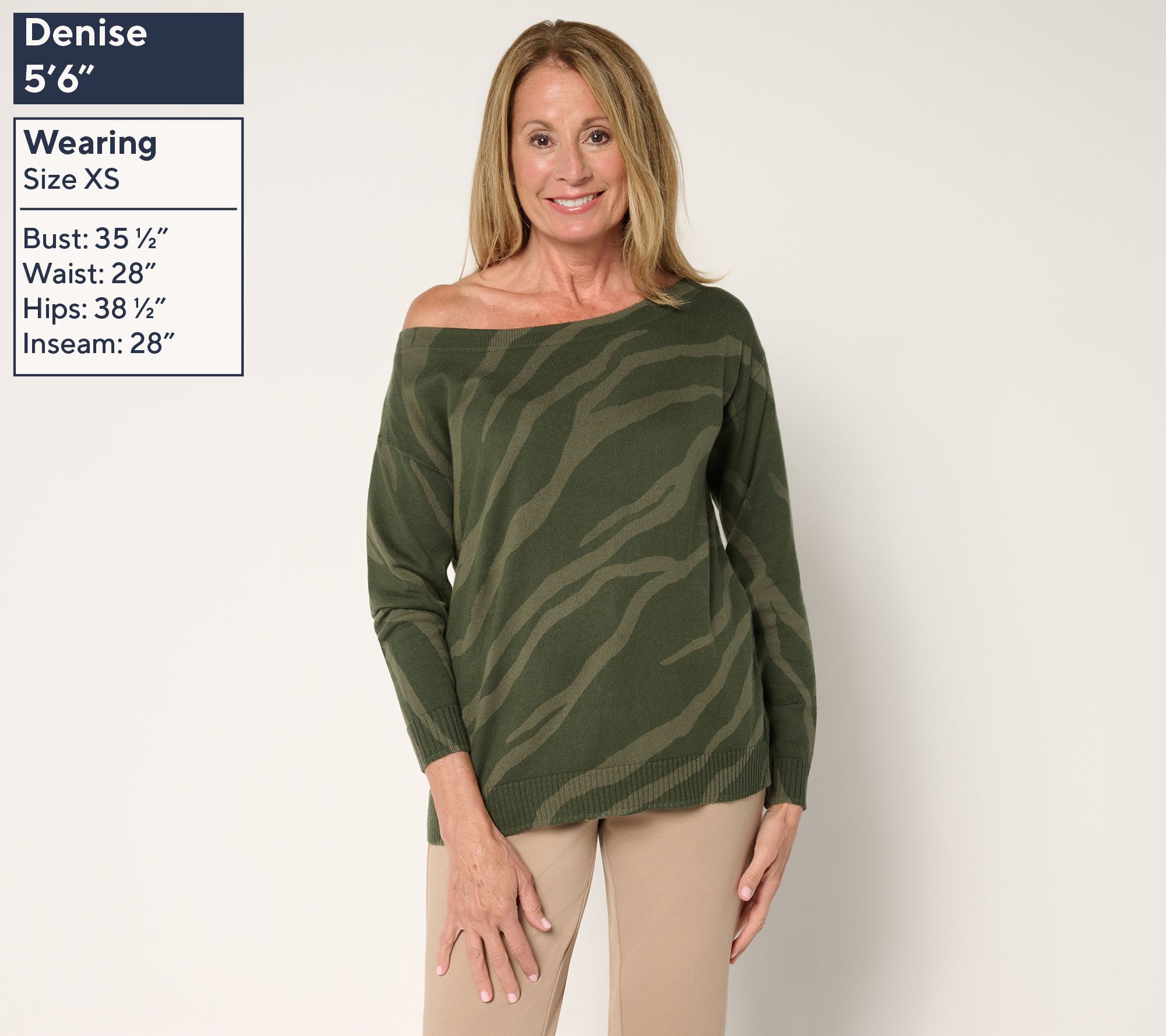 BEAUTIFUL by Lawrence Zarian Off Shoulder Sweater - QVC.com