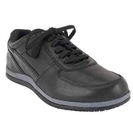 Vionic Men's Orthotic Leather Casual Sneakers - Branxton - QVC.com