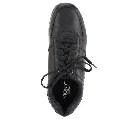 Vionic Men's Orthotic Leather Casual Sneakers - Branxton - QVC.com