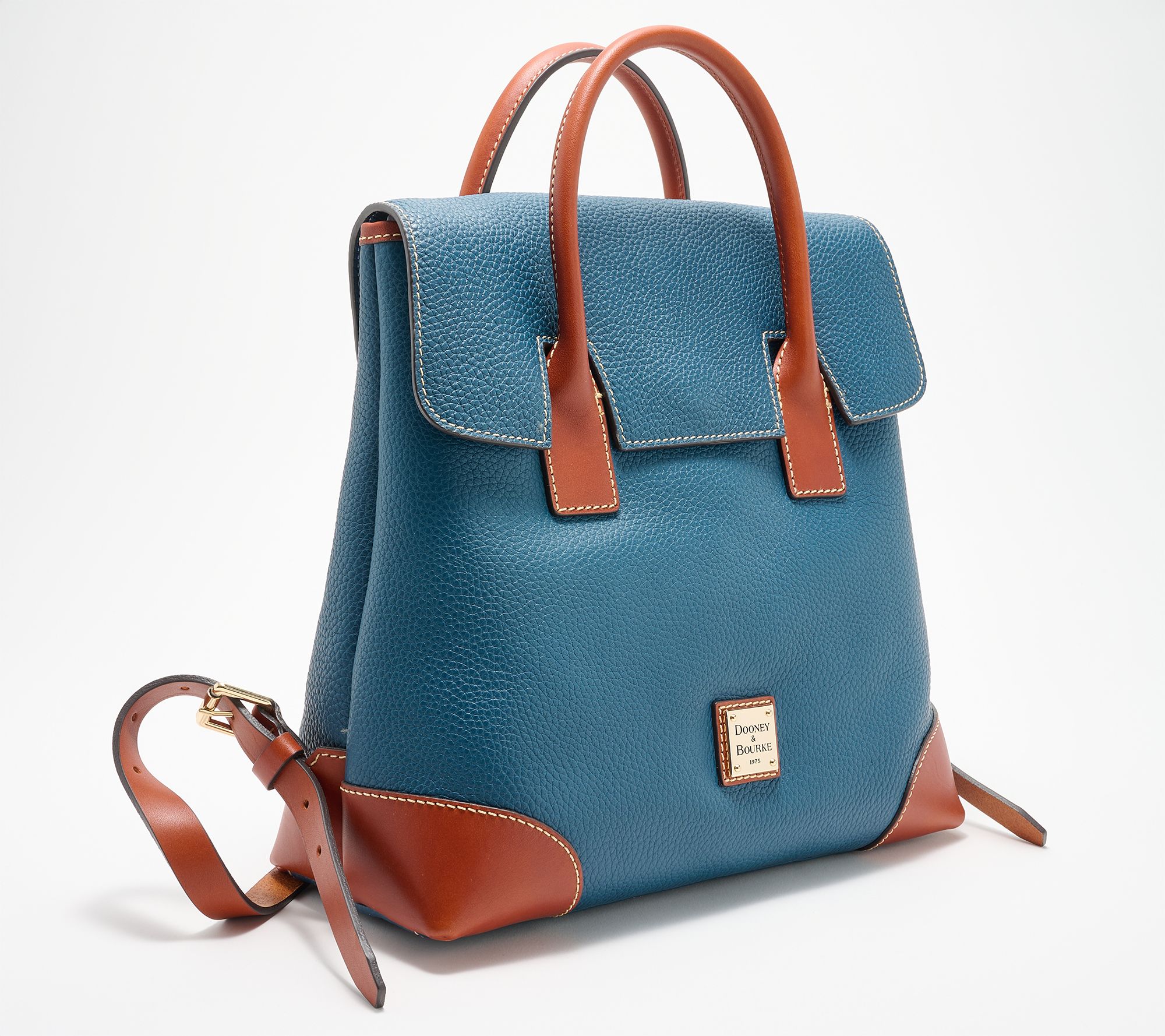 "As Is" Dooney & Bourke Pebble Leather Miranda Backpack - QVC.com