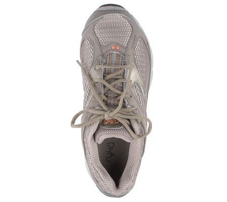 Ryka Leather & Mesh Run/Walk Shoes with Nitracel Tech. - QVC.com
