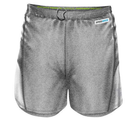 NFL Shield Speedwick Athletic Gray PerformanceShorts - QVC.com