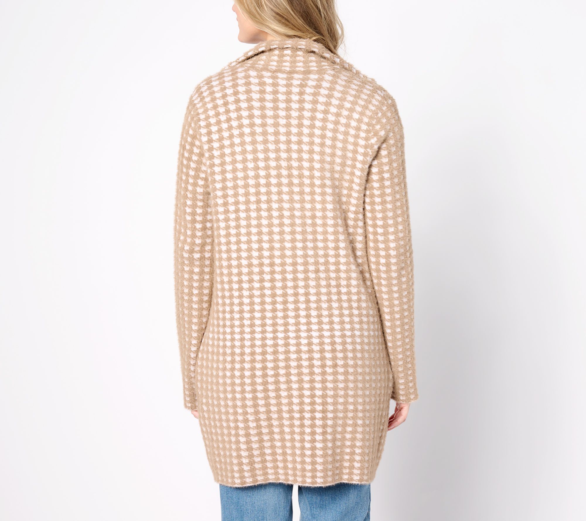 LVPL by Liverpool Plush Coatigan Sweater - QVC.com