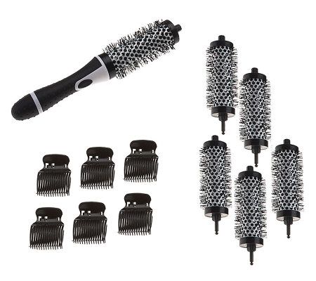 Calista Tools Set of Six Blowout Detachable Styling Brushes - QVC.com