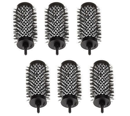 Calista Tools Set of Six Blowout Detachable Styling Brushes - QVC.com