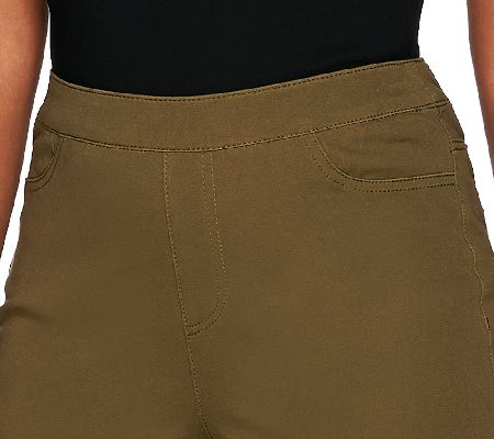 "As Is" Liz Claiborne New York Regular Jackie Bi- Stretch Pants - QVC.com