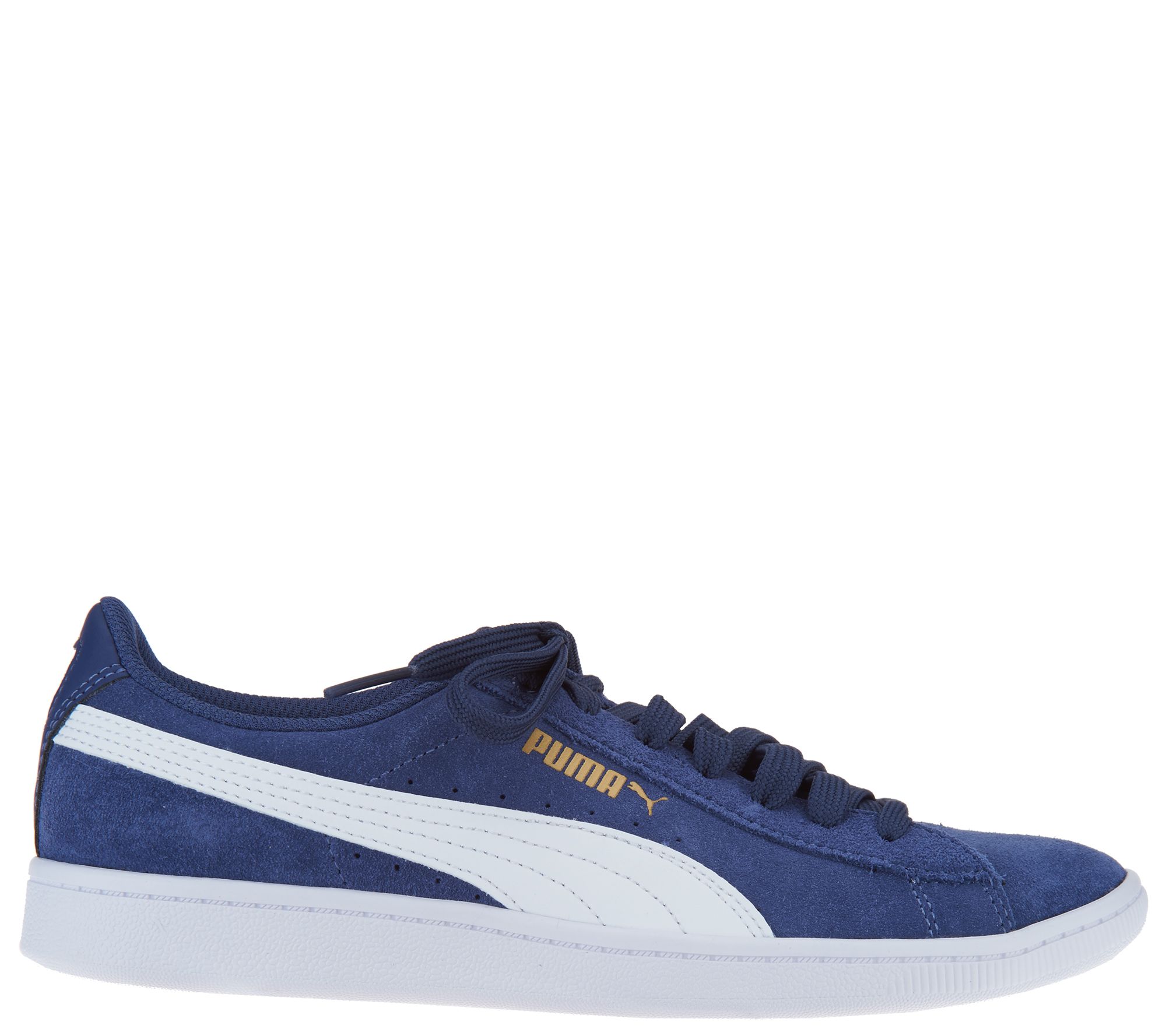 Puma Suede Lace Up Sneakers - Vikky Classic - QVC.com