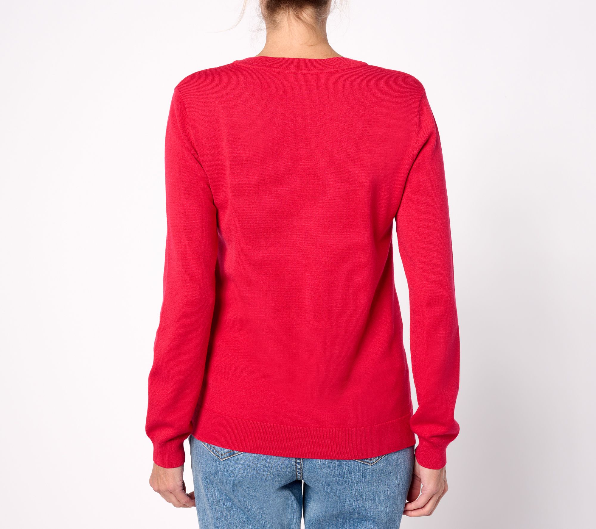 "As Is" Studio Park x Alberti Popaj Women's Icon Sweater - QVC.com
