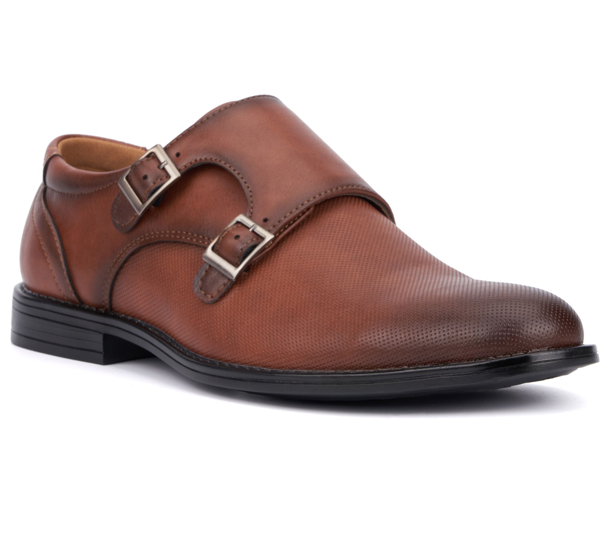 New York & Company Men's Terry Monk Strap DressShoe - QVC.com