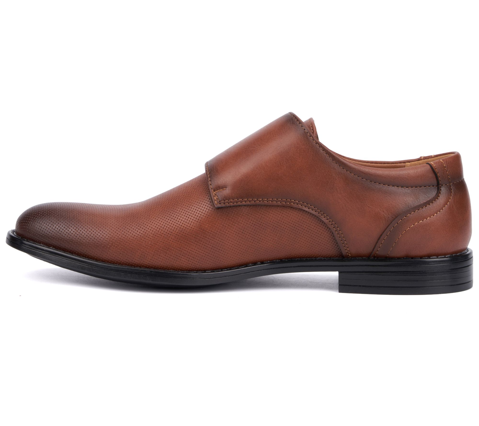 New York & Company Men's Terry Monk Strap DressShoe - QVC.com