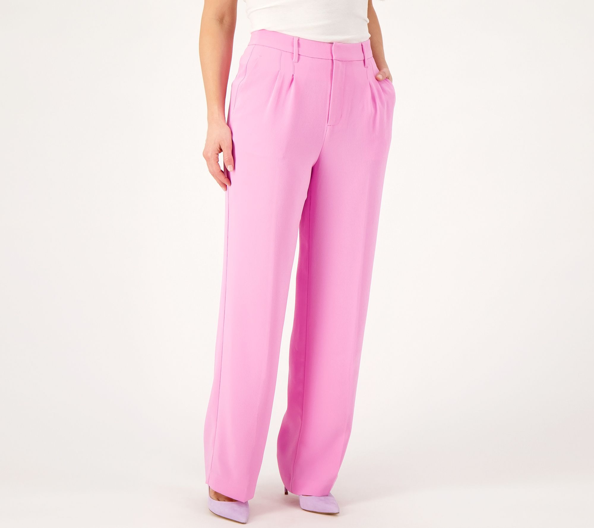 Candace Cameron Bure Darted Full Straight Leg Pant - QVC.com