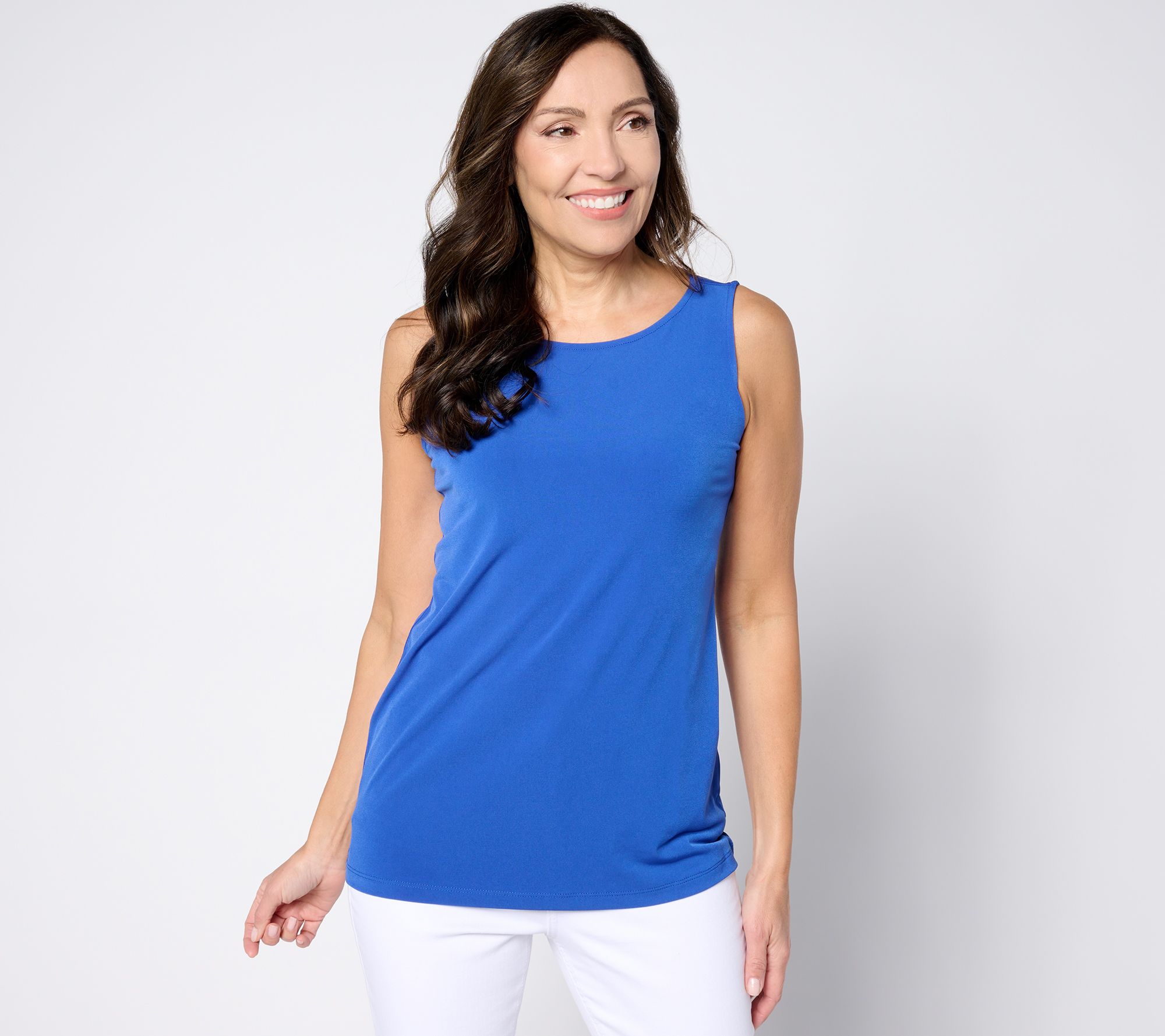 "As Is" Susan Graver Modern Essentials Liquid Knit Tank Top - QVC.com