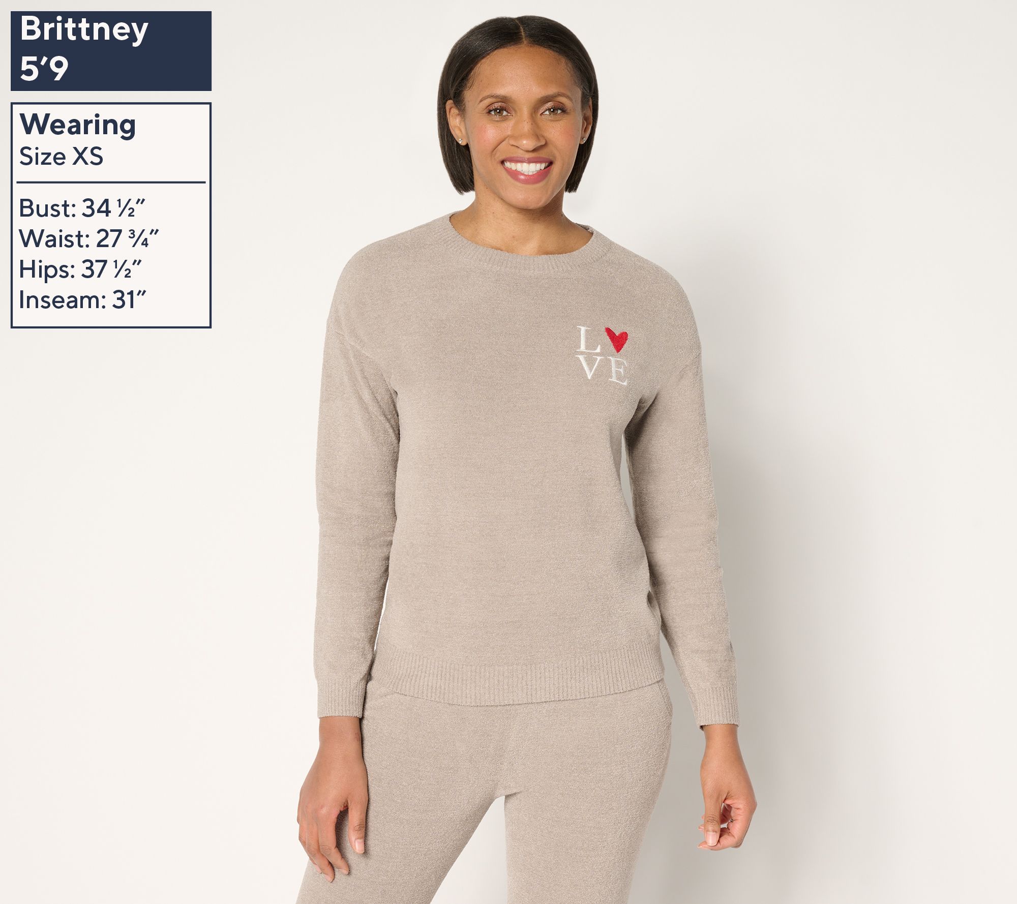 Barefoot Dreams CozyChic Ultra Lite Love Pullover - QVC.com