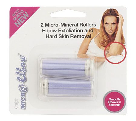 Emjoi Micro-Pedi Set of 2 Elbow Exfoliation Rollers - QVC.com