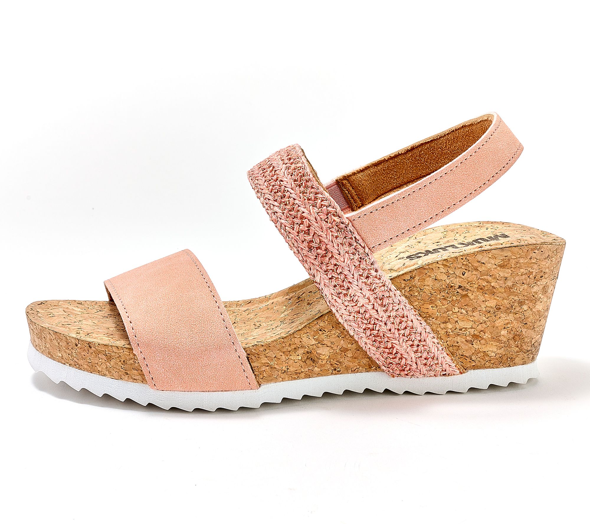 Muk Luks Wedge Sandals - Wendy - QVC.com