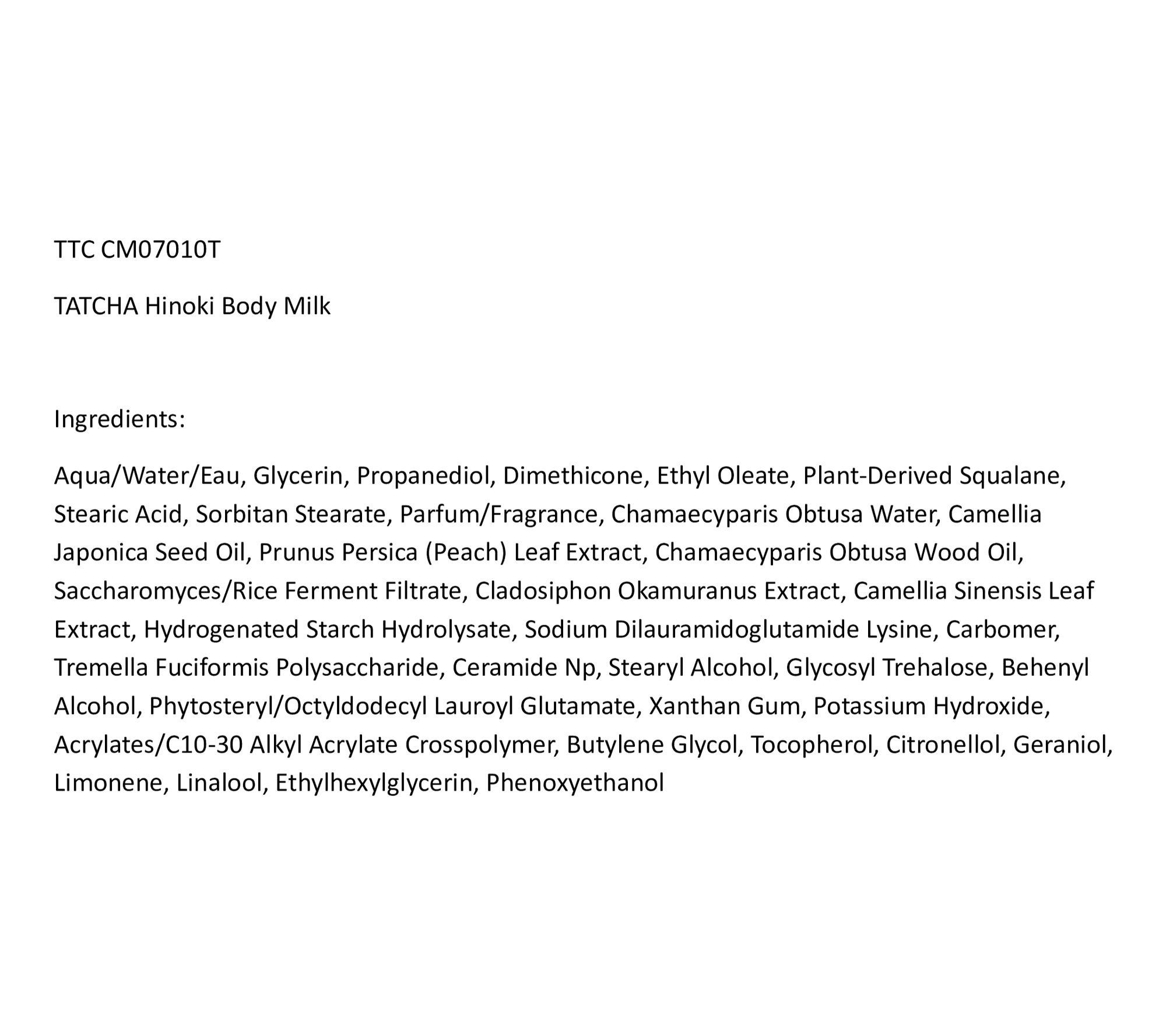 TATCHA Hinoki Body Milk - QVC.com