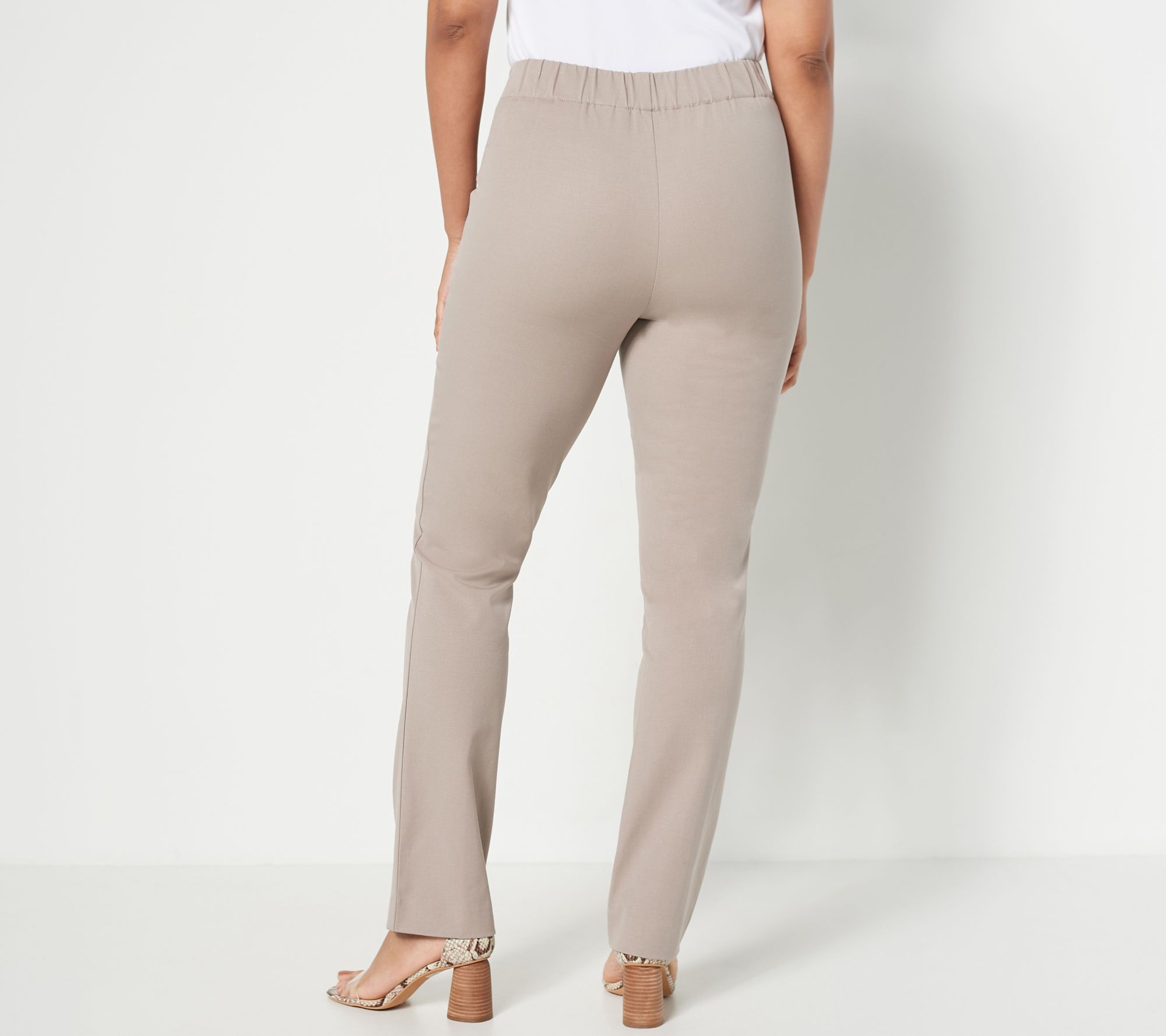 Isaac Mizrahi Live! Tall 24/7 Stretch Straight-Leg Pants - QVC.com