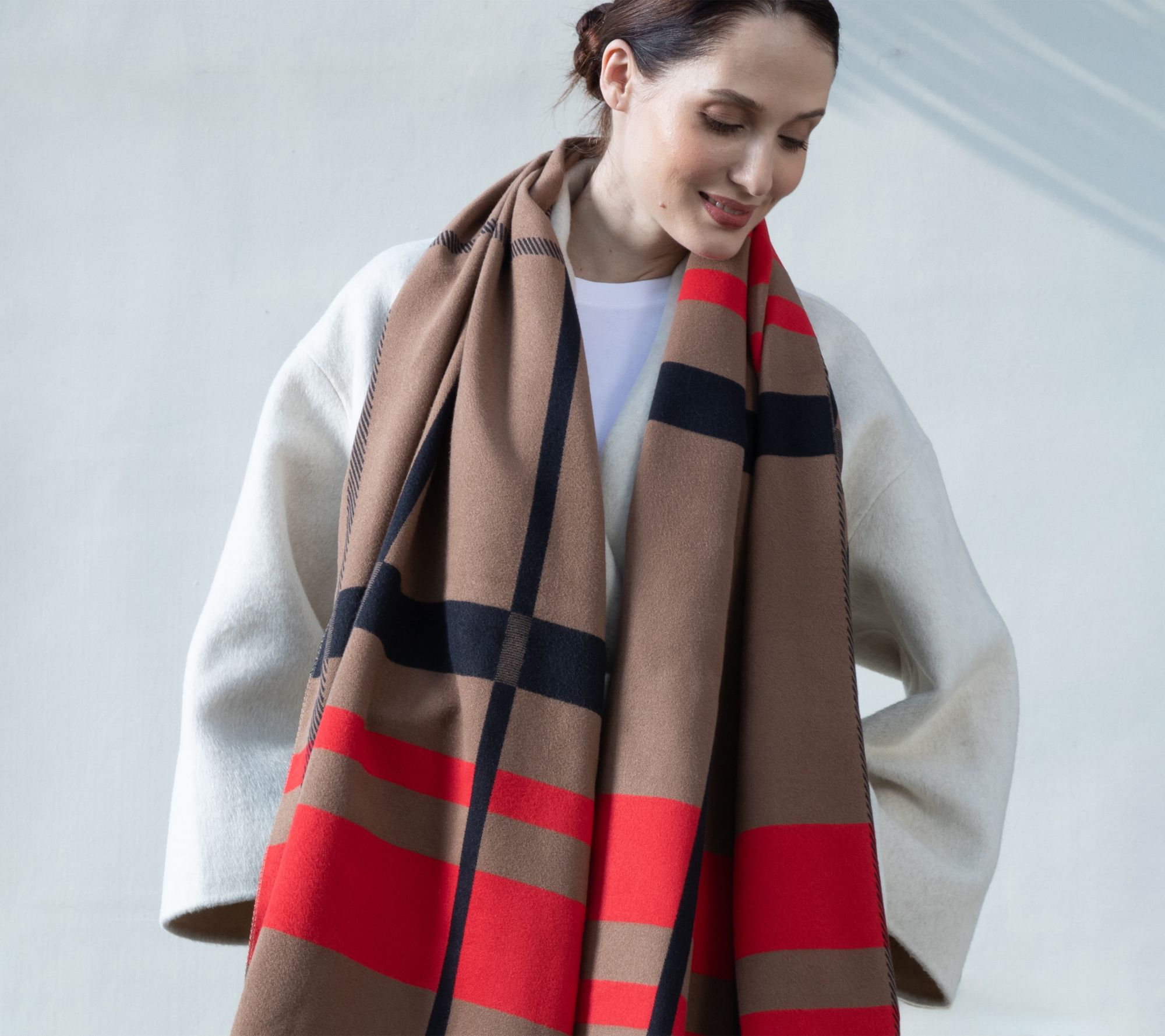 Youzey The Eleanor 25" x 76" Scarf - QVC.com