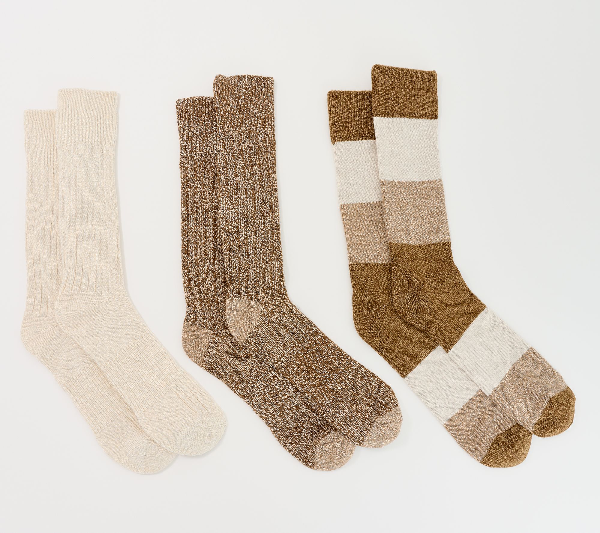 "As Is" Cuddl Duds Set of 3 Men's Cashmere Blend Socks - QVC.com