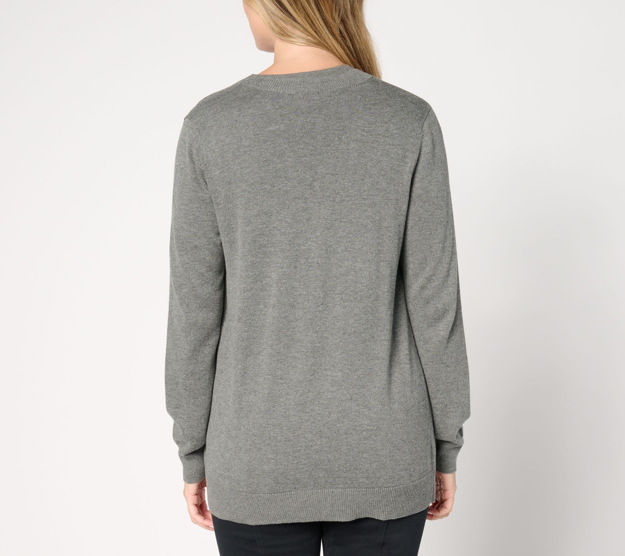 Joan Rivers Red Carpet Sweater Cardigan with Embellishment - QVC.com