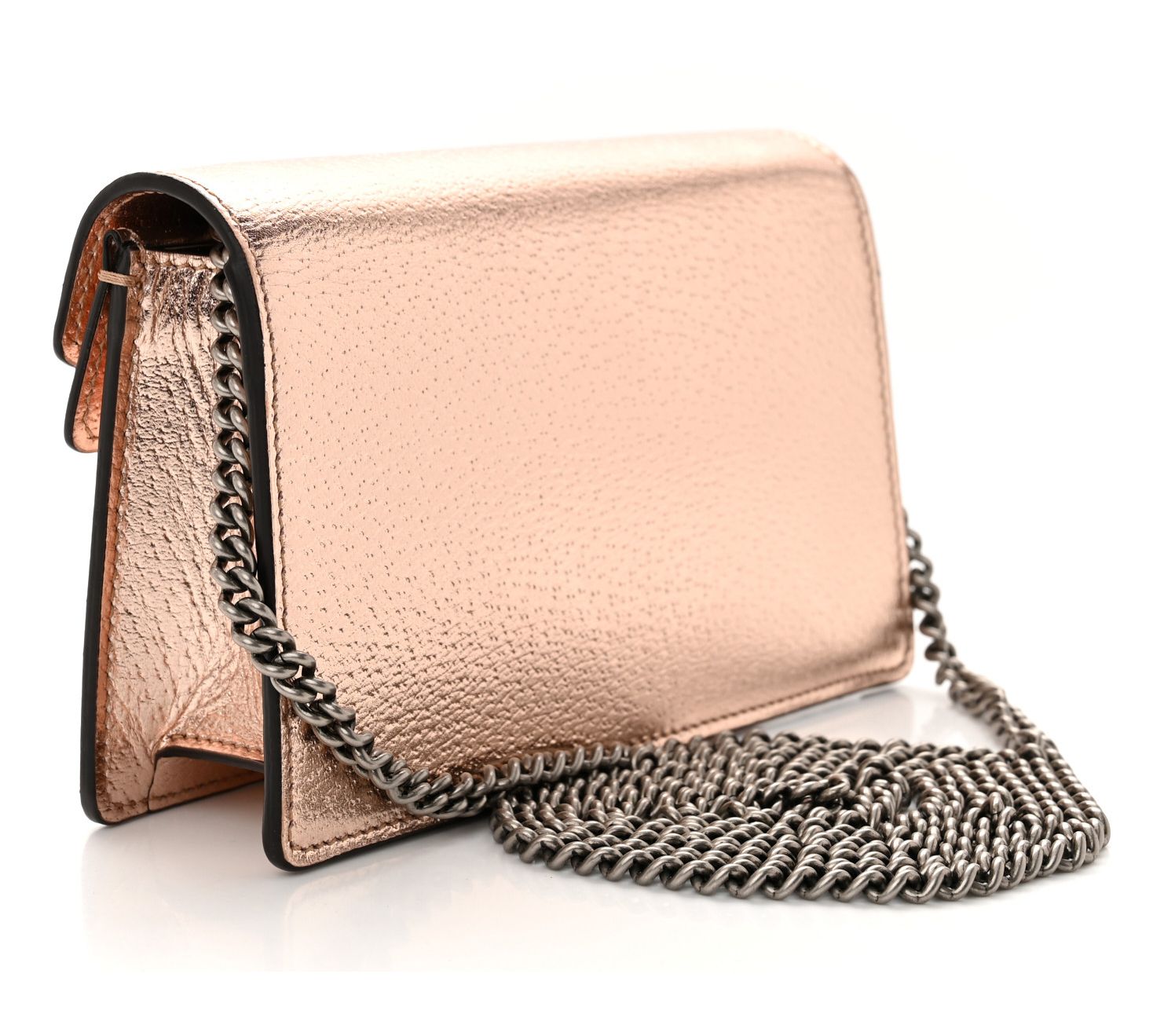 Pre-Owned Gucci Metallic Dionysus Super Mini Rose Gold - QVC.com