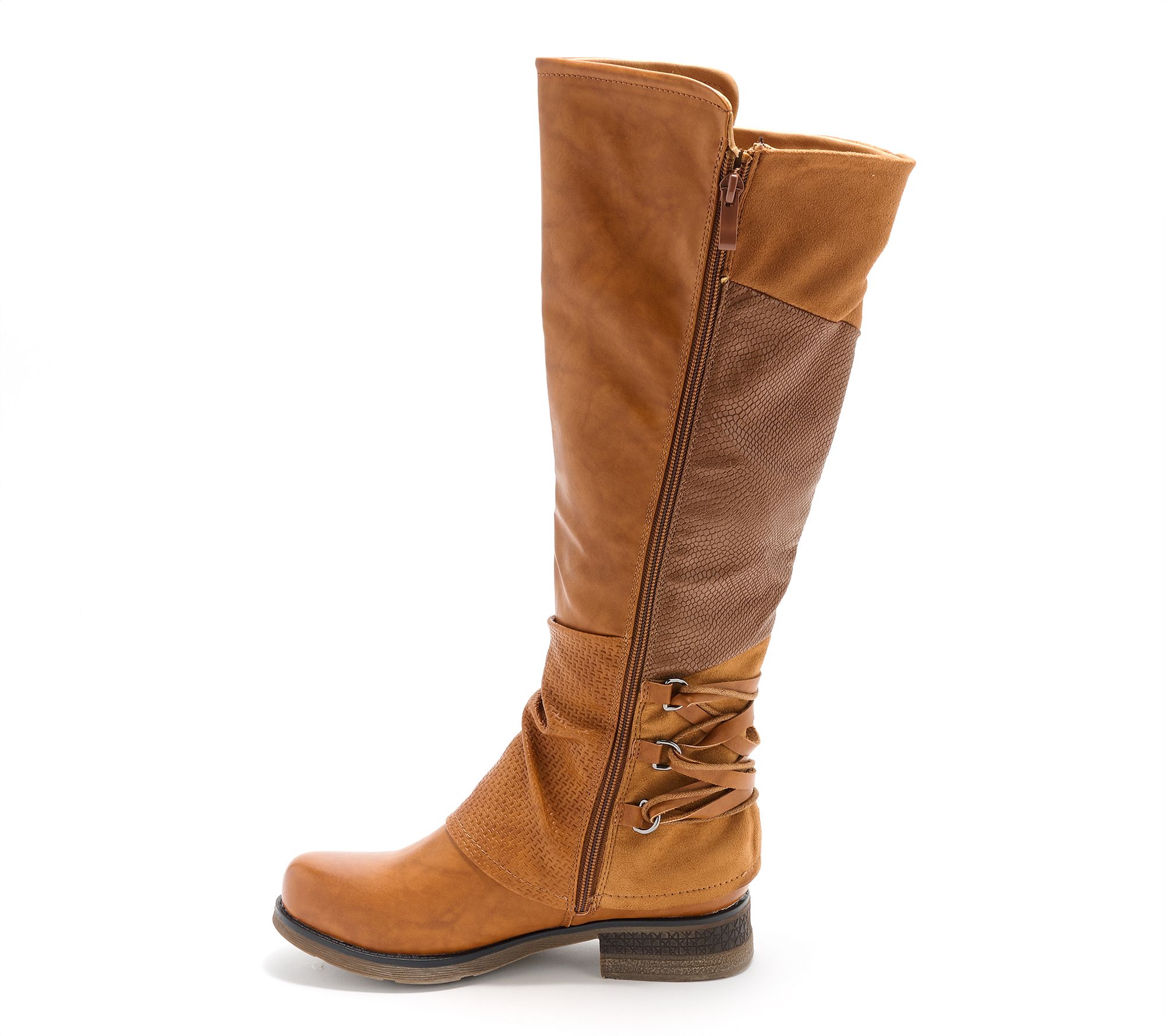 Patrizia by Spring Step Adjustable Tall Shaft Boots - Maxie - QVC.com